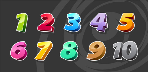 Cartoon multiplication table Royalty Free Vector Image