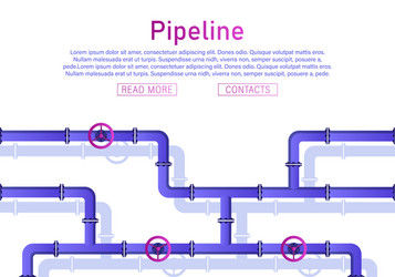 Pipeline design background Royalty Free Vector Image