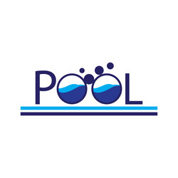 Swimming pool logo Royalty Free Vector Image - VectorStock