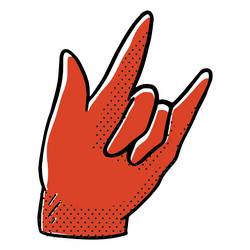 Cool hand gesture Royalty Free Vector Image - VectorStock