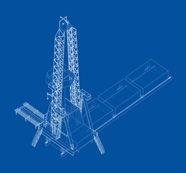 Oil Rig Blueprint Vector Images (over 180)