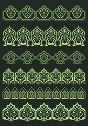 Persian Border Vector Images (over 7,600)