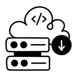 Server programming Royalty Free Vector Image - VectorStock