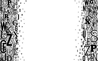 Vintage gothic alphabet Royalty Free Vector Image