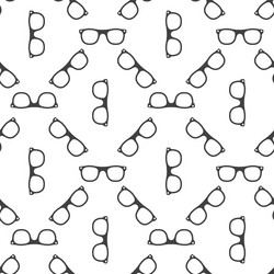 Glasses seamless pattern - spectacles texture Vector Image