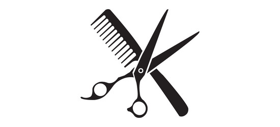 Barber scissors Royalty Free Vector Image - VectorStock