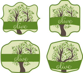 Labels for whiskey with crown and oak tree Vector Image