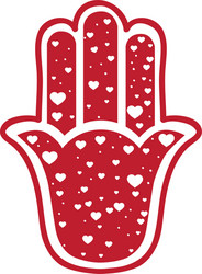 Hamsa hand Royalty Free Vector Image - VectorStock