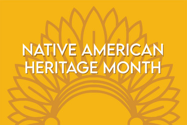 Native american heritage month Royalty Free Vector Image