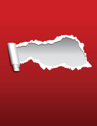 Torn paper number background Royalty Free Vector Image