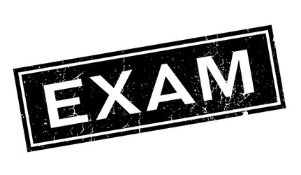 Examination rubber stamp Royalty Free Vector Image