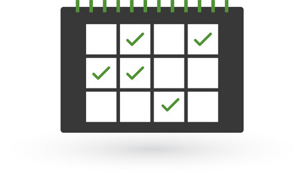 Calendar Checkmarks Vector Images (over 690)