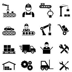 Shipping and delivery icons Royalty Free Vector Image