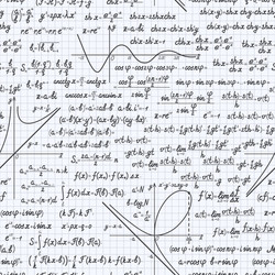 Physics seamless pattern backdrop notebook Vector Image