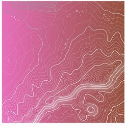 Dark colorful topographic map background Vector Image