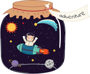 Stars jar Royalty Free Vector Image - VectorStock