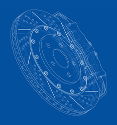 Car Blueprint Brake Vector Images (53)
