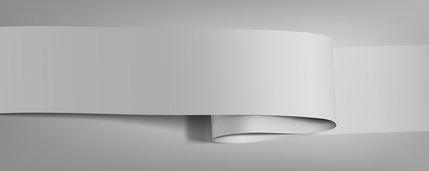 Roll of blue gift paper realistic Royalty Free Vector Image