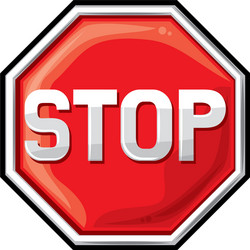 Warning danger sign Royalty Free Vector Image - VectorStock