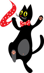 Dancing Cat Vector Images (over 1,700)