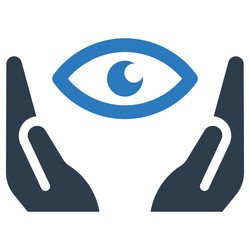 Eye care icon Royalty Free Vector Image - VectorStock