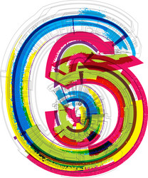 Number 6 Vector Images (over 23,000)