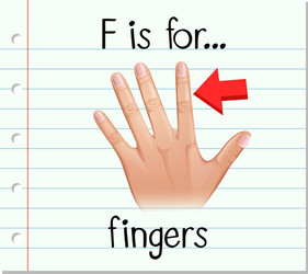 Finger Flashcard Vector Images (51)