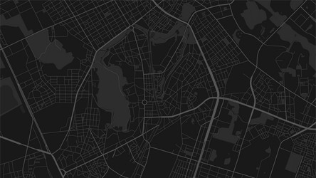 Suwon map detailed map of suwon city Royalty Free Vector