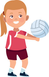 Volleyball Girl Vector Images (over 2,300)