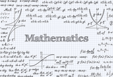 Math education pattern with handwritten formulas Vector Image