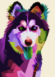Geometric Husky Vector Images (over 210)