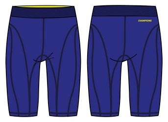 Compression Shorts Template Vector Images (over 180)