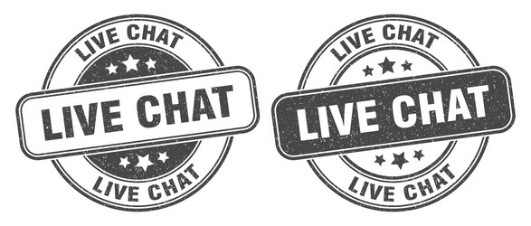 Live stamp live label round grunge sign Royalty Free Vector
