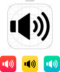 Speaker icon Royalty Free Vector Image - VectorStock