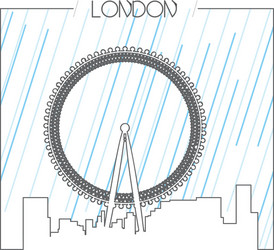 London Eye Outline Vector Images (over 290)