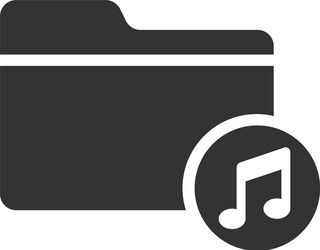 Music file icon Royalty Free Vector Image - VectorStock