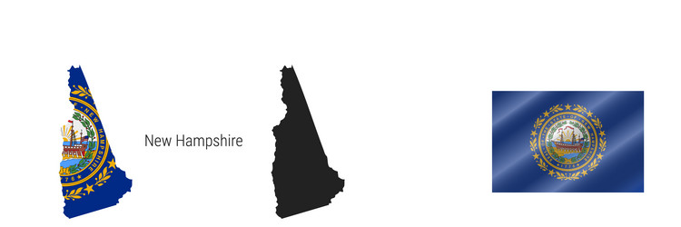 New Hampshire State Shape Vector Images (over 280)