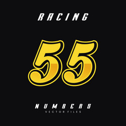 Racing Number Vector Images (over 14,000)