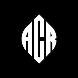 Acr logo letter design Royalty Free Vector Image