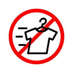 Fast fashion sign concept Royalty Free Vector Image