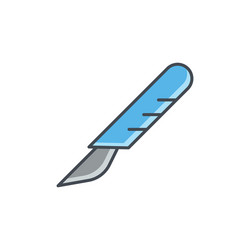 Surgical scalpel icon symbol medical tools Vector Image