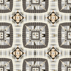 Abstract mosaic seamless pattern colorful tribal Vector Image