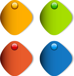 Blank sticker Royalty Free Vector Image - VectorStock