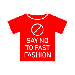 Fast fashion sign concept Royalty Free Vector Image