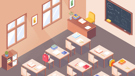 Classroom Isometric Vector Images (over 3,600)