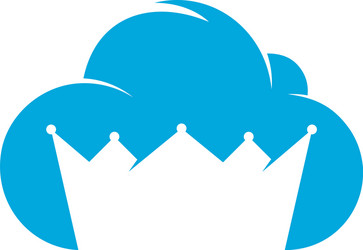 Cleaning king logo designs concept Royalty Free Vector Image