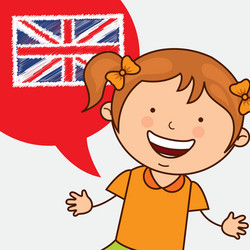 Learn english design Royalty Free Vector Image