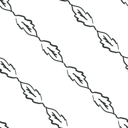 Abstract leaf garland diagonal stripe Royalty Free Vector