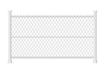 Seamless pink chain link fence pattern realistic Vector Image