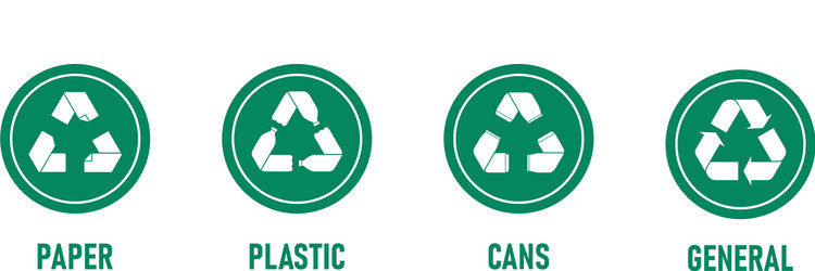 General Waste Symbol Sign Recycling Vector Images (over 1,700)